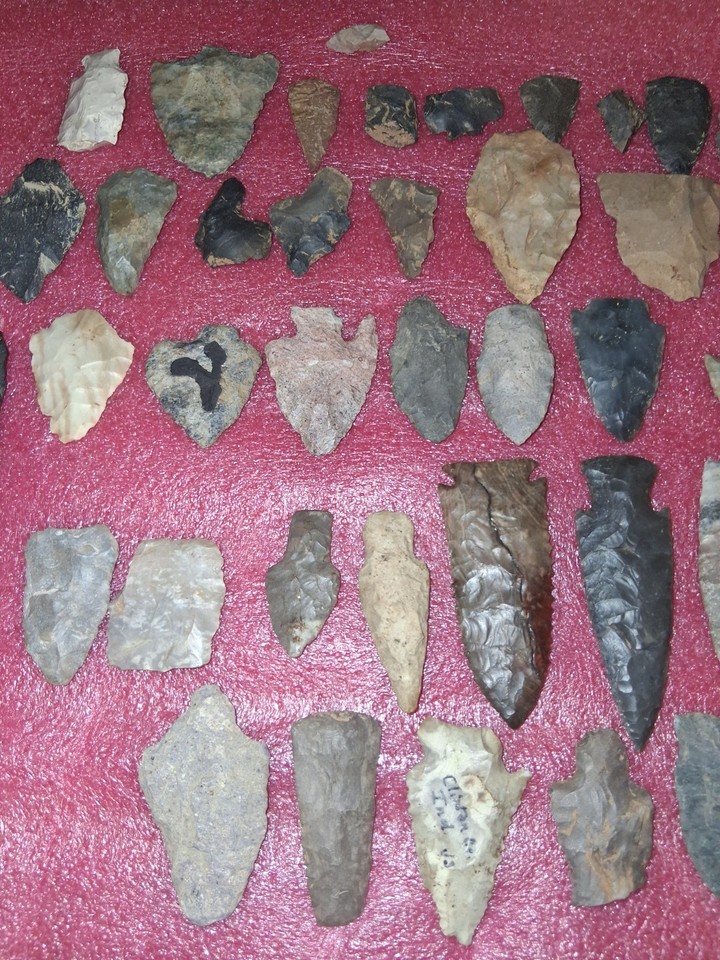 Vintage Arrow Heads / Points Found in the 1940's - 60's Ohio and ...