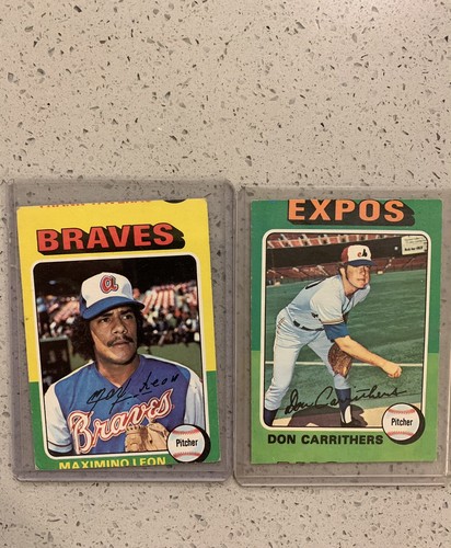 Error Misprint 1975 Topps Baseball Cards!!! Ultra Rare. Gem Mint ...