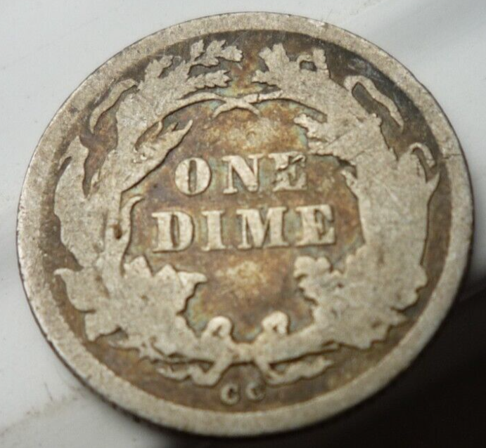 1877CC SILVER(EXTRA FINE)(NICE TONE+++) SEATED DIME- NICE+++!! | eBay