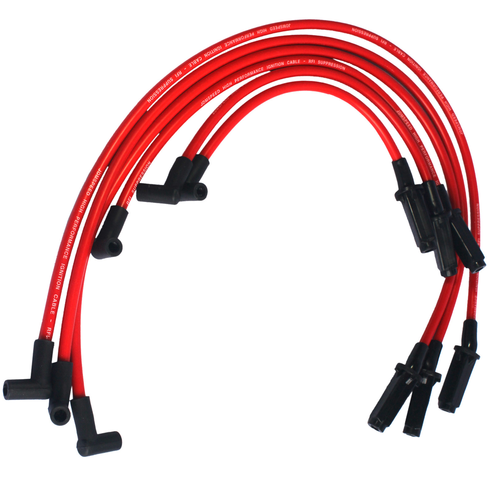 10.5mm Red Ignition Spark Plug Wires JDMSPEED Performance II L67 3800 ...