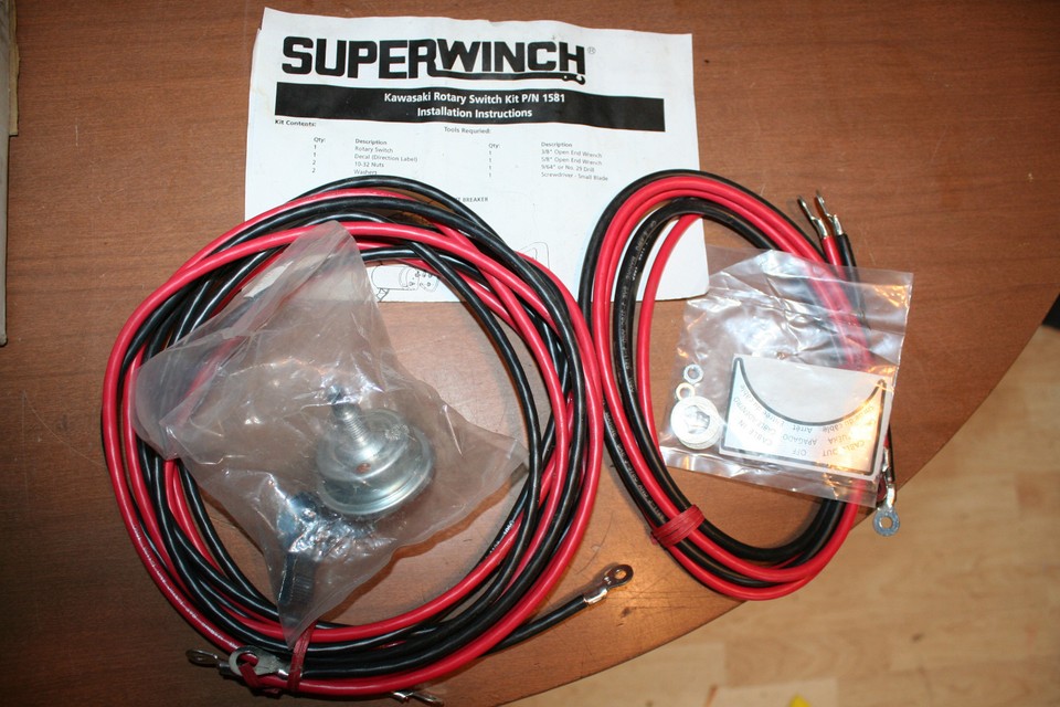 Kawasaski Superwinch Remote Rotary Switch Kit KAF61 1581 | eBay