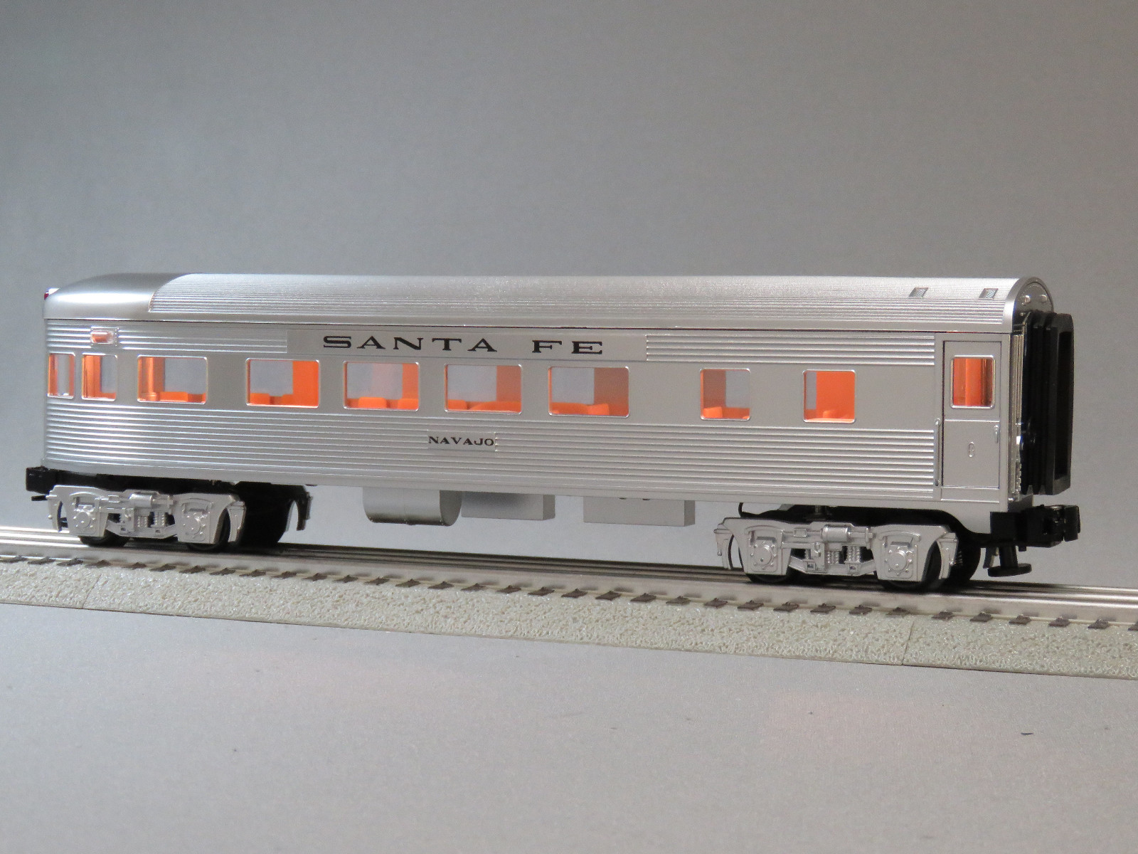 LIONEL O GAUGE SANTA FE OBSERVATION CAR 6-84719-NAVAJO train 2323110 ...