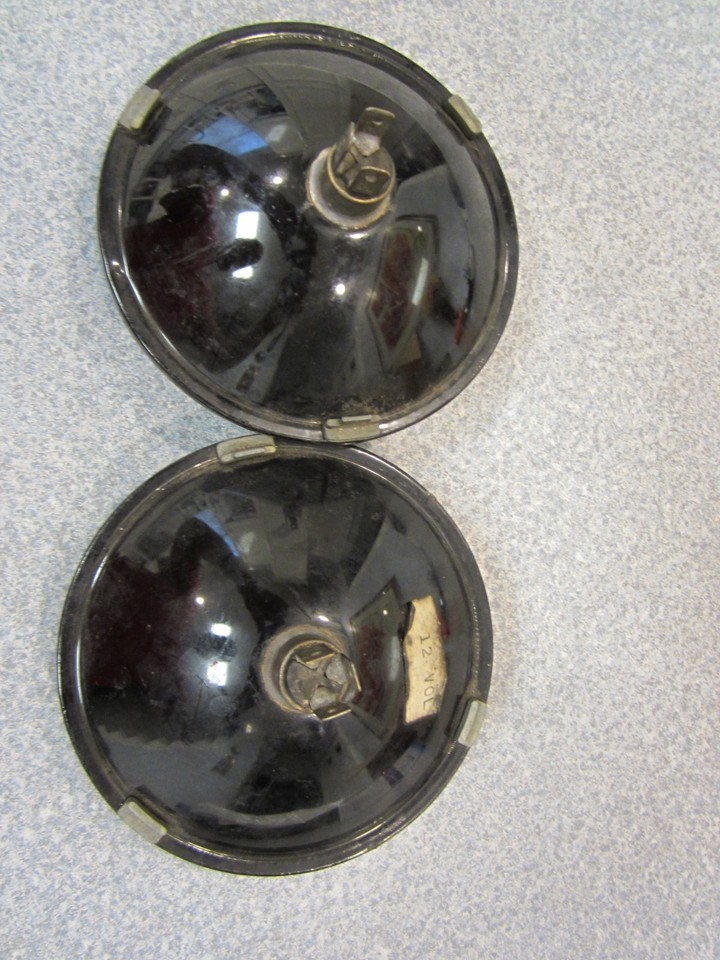 Vintage Guide Sealed Tractor Lamp Light 5-3/4" NOS 1 WORKING 1 NOT 12 ...