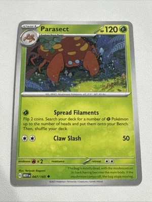 Parasect 047/165 Sv: Scarlet & Violet 151 Regular | eBay