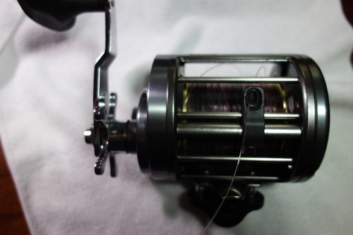 Shimano Tekota 800 Reel.( has few dings) Brand New 50 lb Power Pro ...
