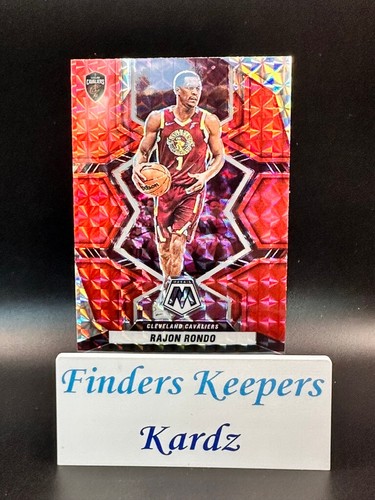 2021-22 RAJON RONDO RED MOSAIC PRIZM BASKETBALL #74 CAVALIERS | eBay