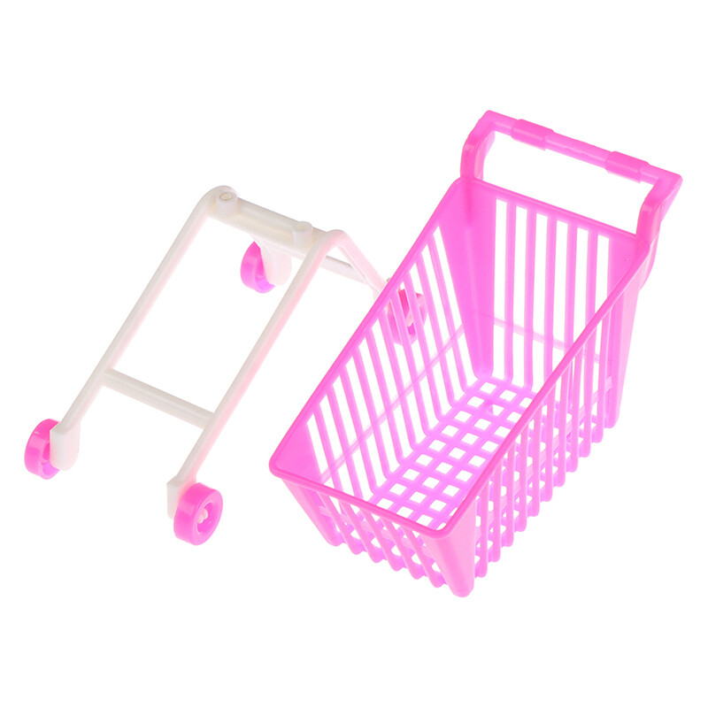 1pcs Children's Toys Mini Shopping Cart Toy Doll Accessories Gifts For ...