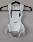 White Back Support With Pads Size Large New Without Tags #1N9863 | eBay