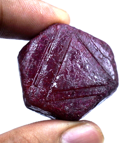 Naturel 201,20 ct rubis rouge sud-africain brut traité pierre précieuse ...