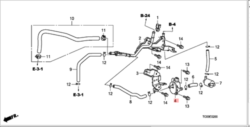 EVAP Vapor Canister Purge Solenoid Valve For Honda Accord 36162-RRA-A01 ...