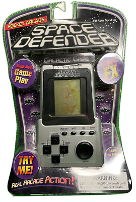 Space Defender Pocket Arcade Handheld Galactic Game | eBay