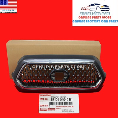 GENUINE TOYOTA TACOMA TRD SPORT OFF ROAD GRAY 1G3 RADIATOR GRILLE 53101 ...