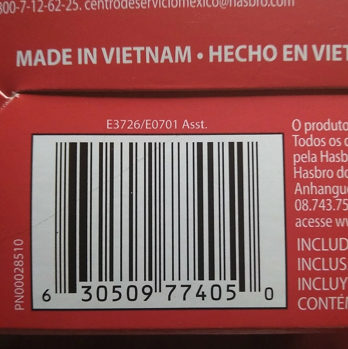 Miracle Whip Barcode