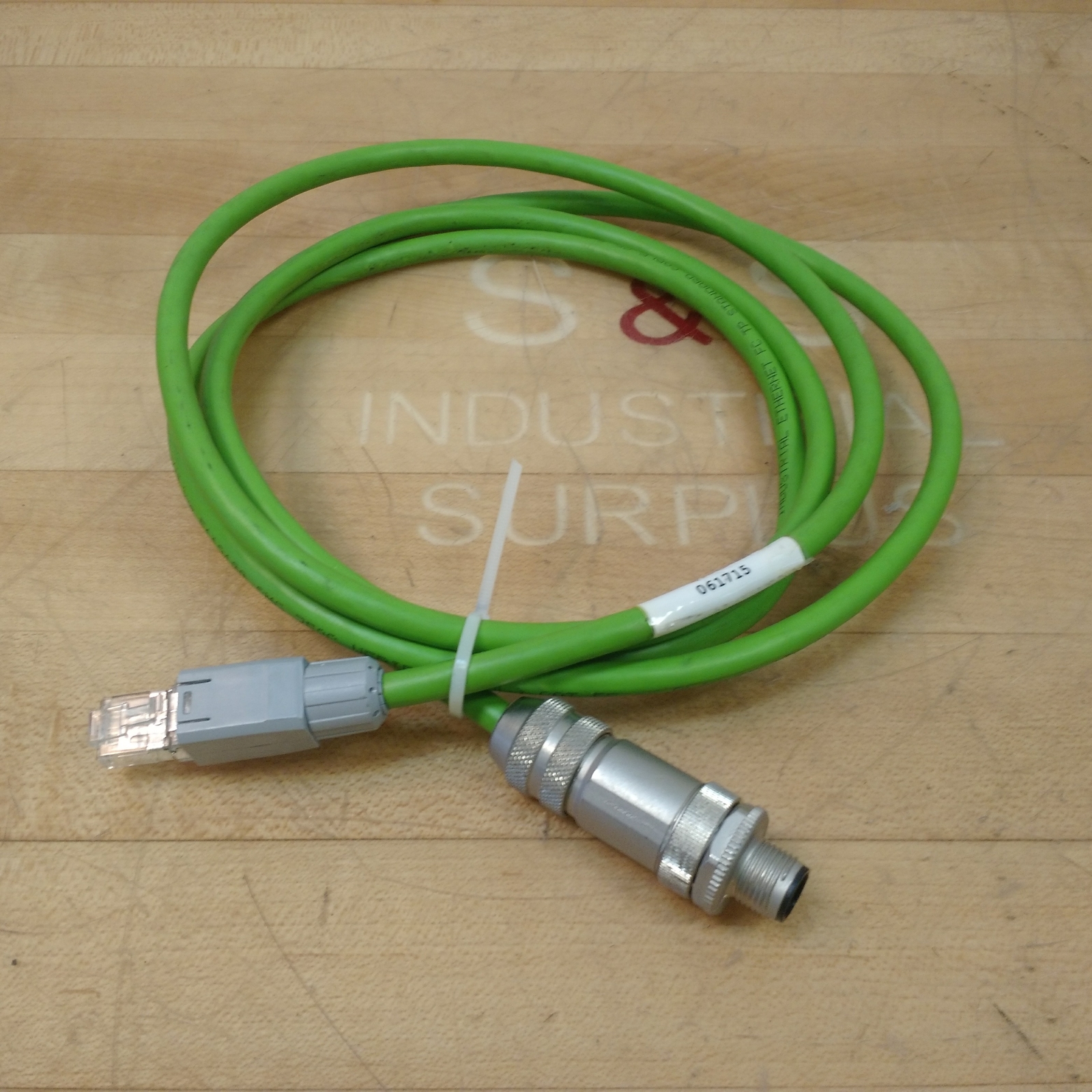 Siemens 061715 Cable Assembly, 4 Pin Male To RJ45 Connector, 2M - USED ...
