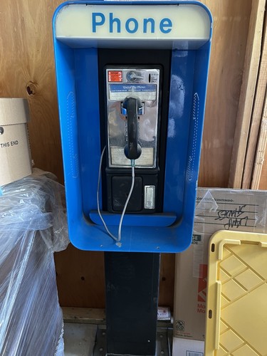 Vintage Public Payphone Booth Retro Collectible Display Piece | eBay