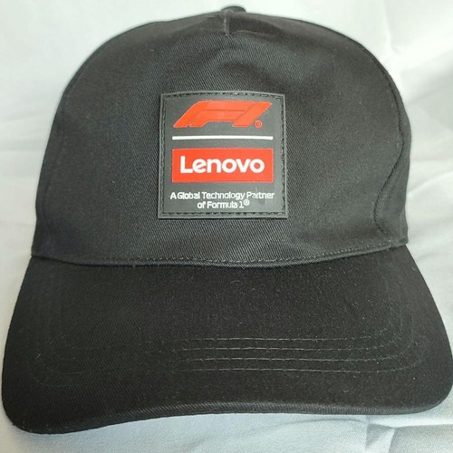 F1 Lenovo Official Black Cap NASCAR Motorsports Unisex New | eBay