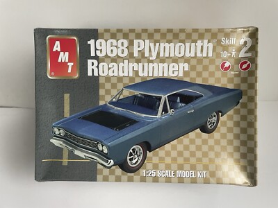 AMT 1968 Plymouth Roadrunner 1/25 Model Kit Open Box (S3) | eBay
