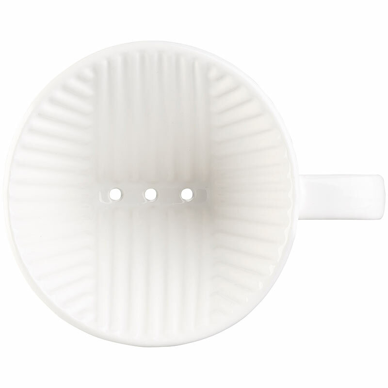 Porzellan-Kaffeefilter für Filter der Größe 2, bis 4 Tassen, weiß | eBay.de