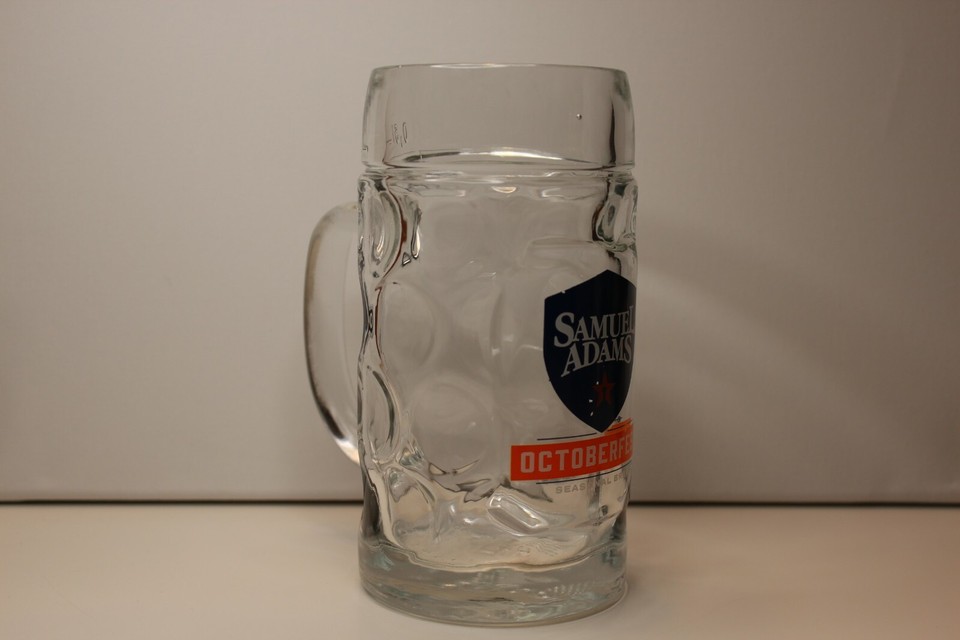 Samuel Adams Beer Octoberfest Fest Best Mug Glass Steins 0.5L Barware ...