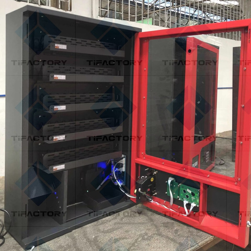 5 Slot Snack Vending Machine for Food/Drink/Snack Wall Mounted Money ...