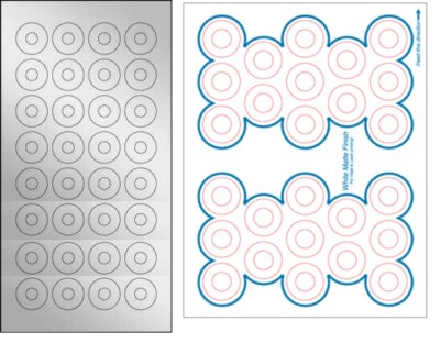 10 Cracked Disc Hub Repair Ring Stickers Labels! CD, DVD, PlayStation ...