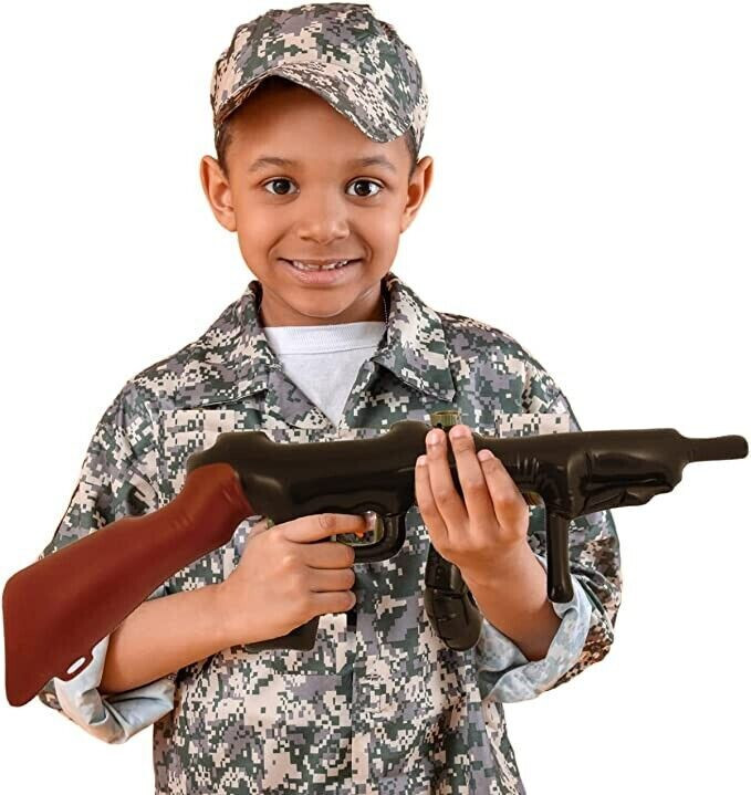 6 x Inflatable Machine Tommy Gun Gangster Mafia Fancy Dress Photo Booth ...