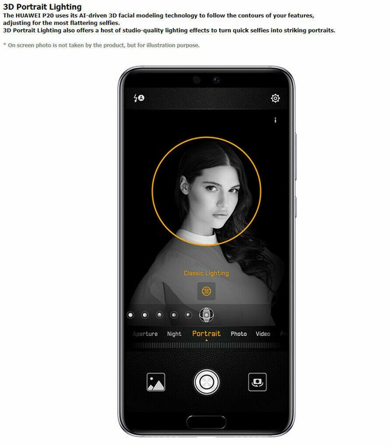 Huawei P20 EML-L09 - 128GB - Black (Unlocked) (Single SIM) for sale ...