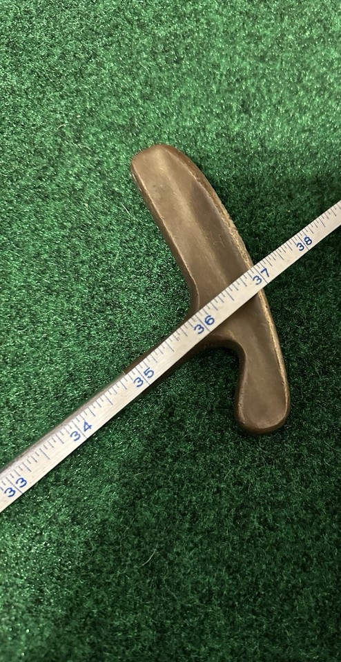 Acushnet Bullseye John Reuter Right Hand Brass Putter Vintage Golf ...