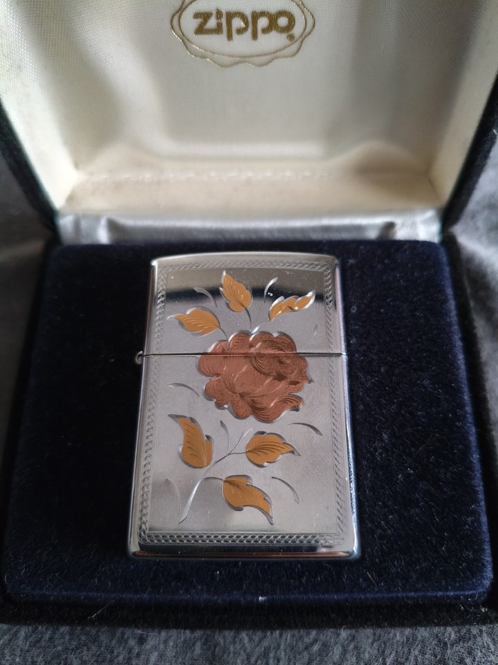 Zippo lighter Rose Gold Inlay Limited Edition | eBay
