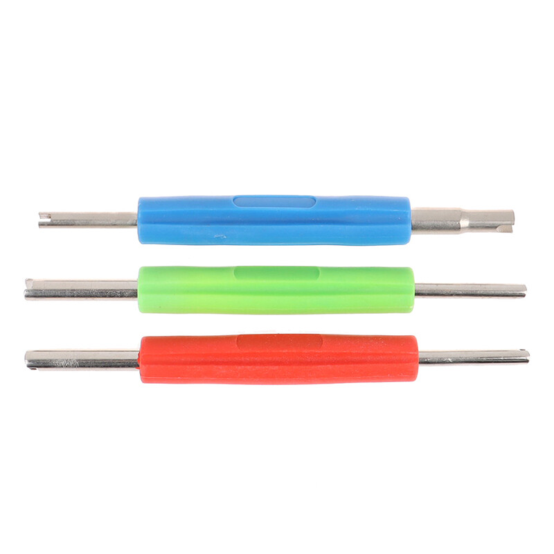 2 Ways Hand Wrench Tire Tyre Valve Stem Core Remover Key Tool A/C and ...