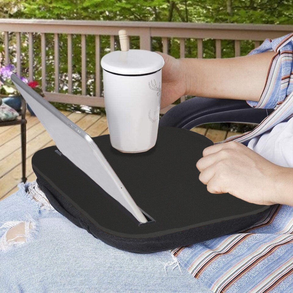 Lap Cushioned Desk Knee Laptop Notebook Tray Portable Computer Tablet ...
