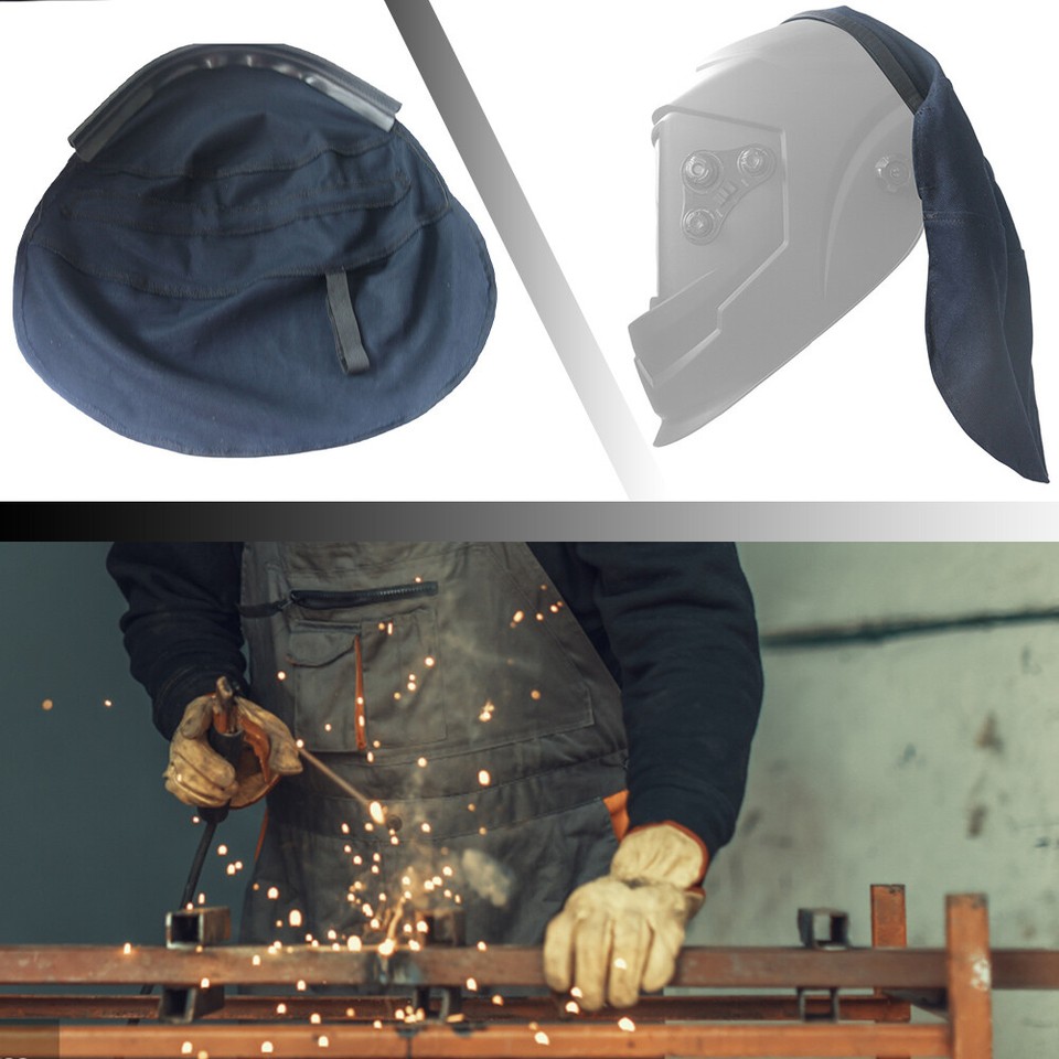 Useful Welding Cap Head Wrap Anti-Burn Helmet Extended Cover Welding ...