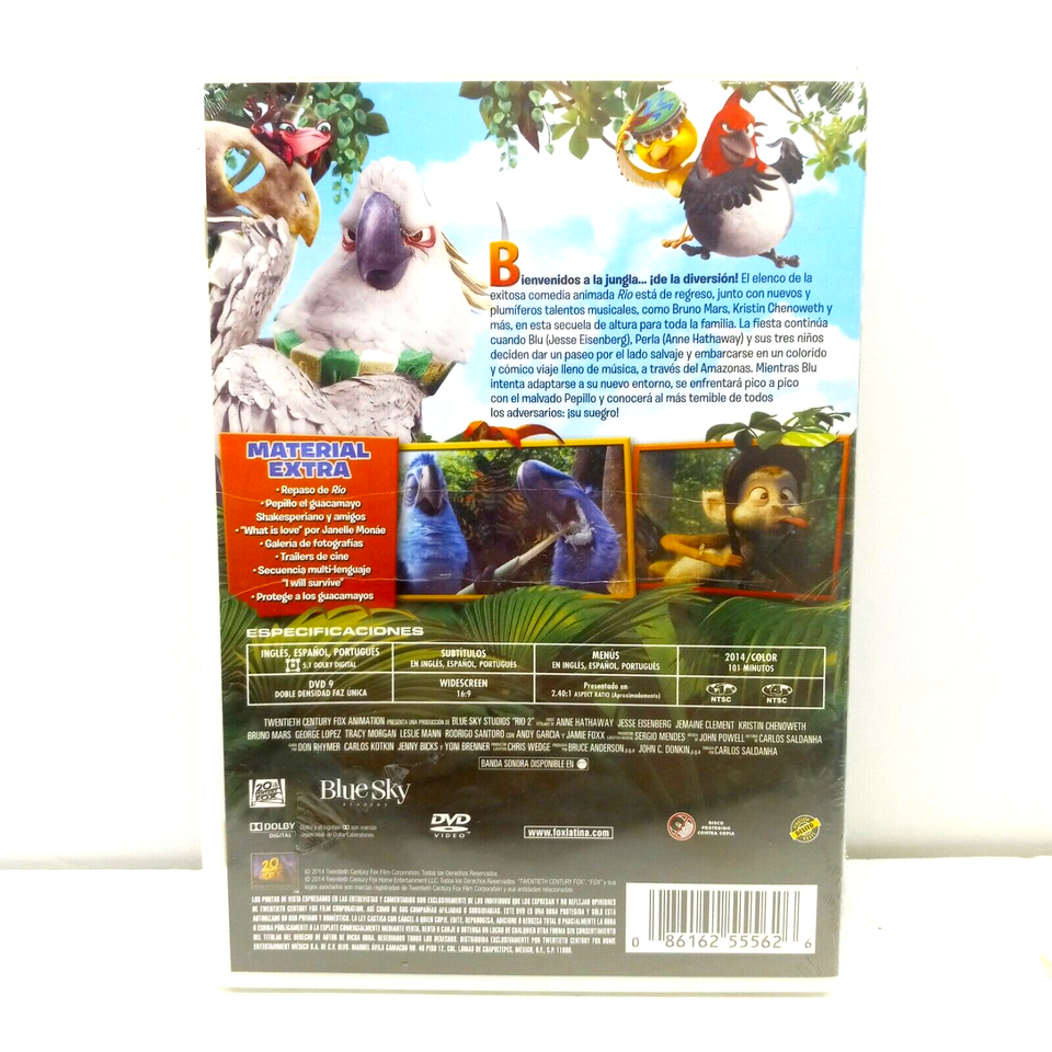 Rio 2 (DVD) Bluesky Studios 2014 Kids Movie (New Sealed) | eBay