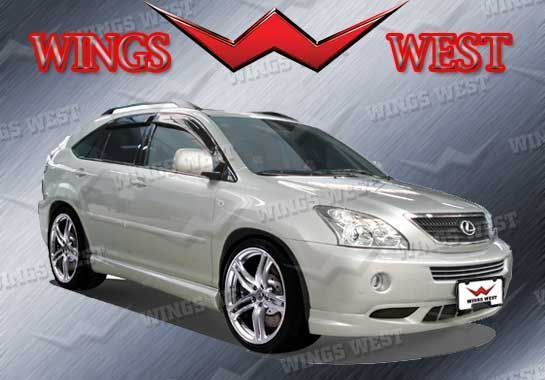 2006-2008 Lexus RX330 4dr VIP 4PC Complete Kit FOR Wings West | Black ...