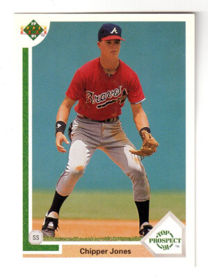 1991 Upper Deck #55 CHIPPER JONES RC! ATLANTA BRAVES/HOF | eBay