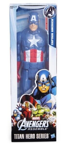 Marvel Avengers Titan Hero Series Captain America Action Figure, 12 ...
