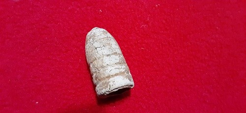 Civil War Bullet -Dropped Confederate Rifle Bullet-Recovered In ...