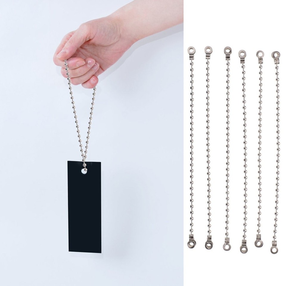 20Pcs Bead Chain Buckles Gift Ties Tag Snap Locks Bead Chain Buttons ...