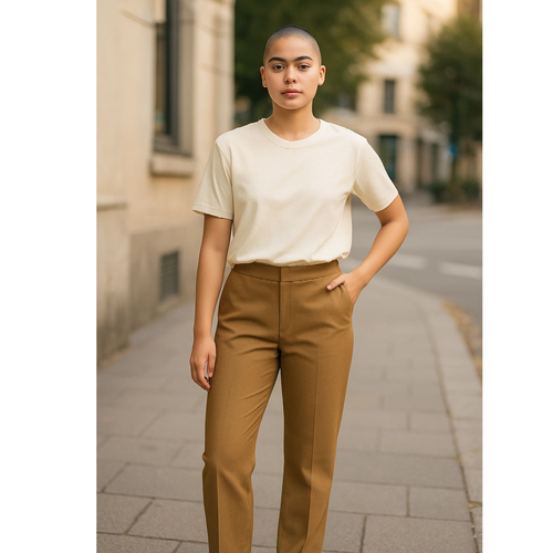 Club Monaco Womens Slim Fit Kick Flare Leg Pants Size 12 Beige NEW | eBay