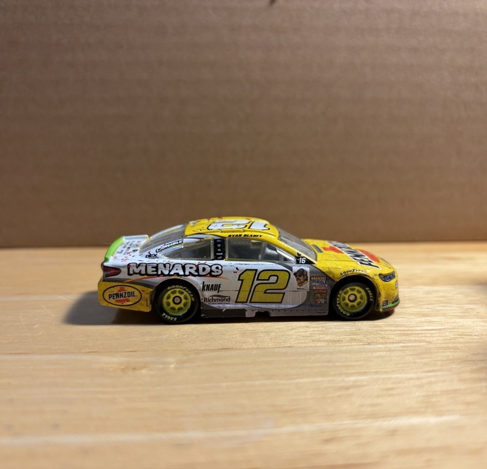 2018 Ryan Blaney Pennzoil Menards ROVAL Race Win 1/64 NASCAR Authentic ...