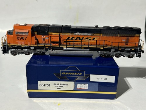 Athearn Genesis Ho scale Bnsf Sd70mac #8987 H3 Paint DCC & Sound | eBay