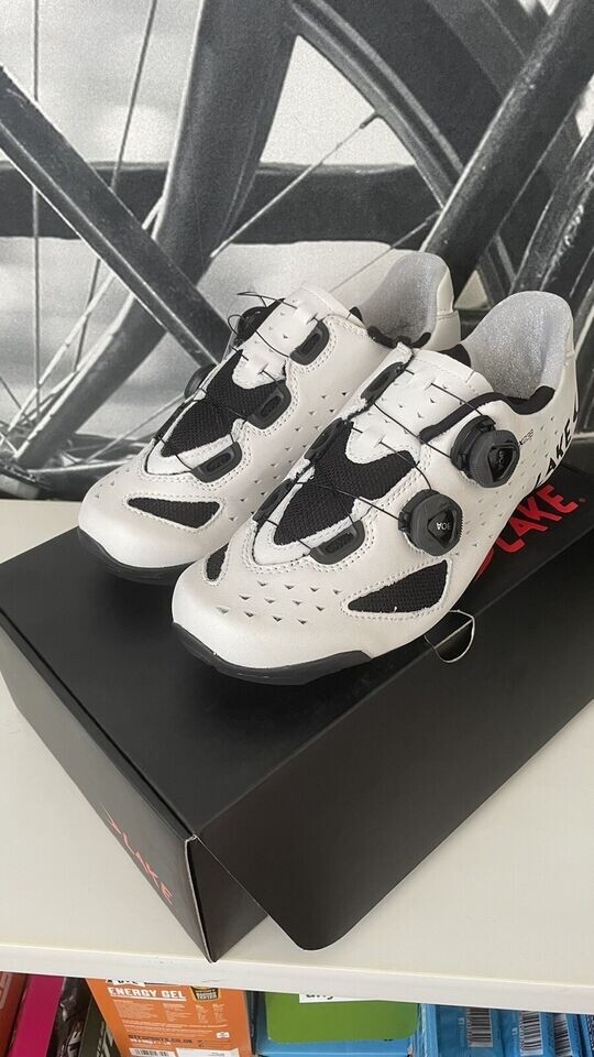 Lake CX238 Cycle Bike Shoes Carbon Road Bicycle|White/White-SizeEU44 ...
