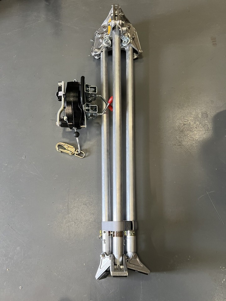 Abtech Safety Confined Space Rescue Tripod and 15m Fall Arrest ...