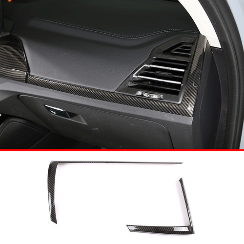 Carbon Fiber Central Console Dashboard Strip For BMW X3 X4 X3M X4M iX3 ...