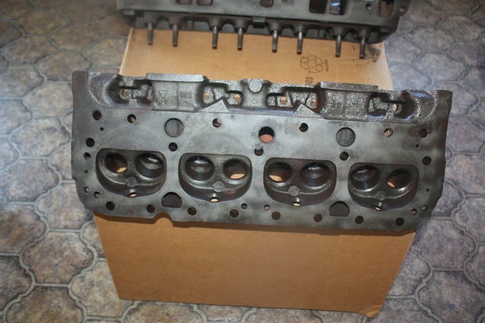 1957 Corvette Small Block 283 Cylinder Heads Fuel Injection C1 GM ...