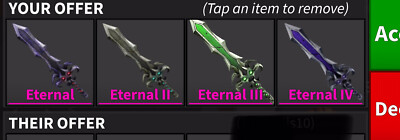 ETERNAL SET BUNDLE Eternal -II-III-IV Mm2 🌙 ISTANT DELIVERY 🌙 Cheap ...
