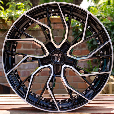 20"/Jaguar I-Pace/Wolfrace 71 Lux Voodoo Custom/Black/Pol/8.5j/Alloy ...