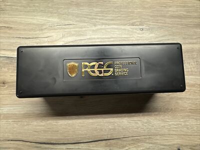 Used PCGS Slabbed Coin Holder Black Box - Holds 20 PCGS Slabbed Coins ...