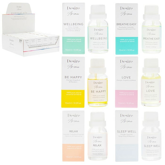 Desire Aroma Essential Oils 100% Pure Natural Aromatherapy 15ml ...