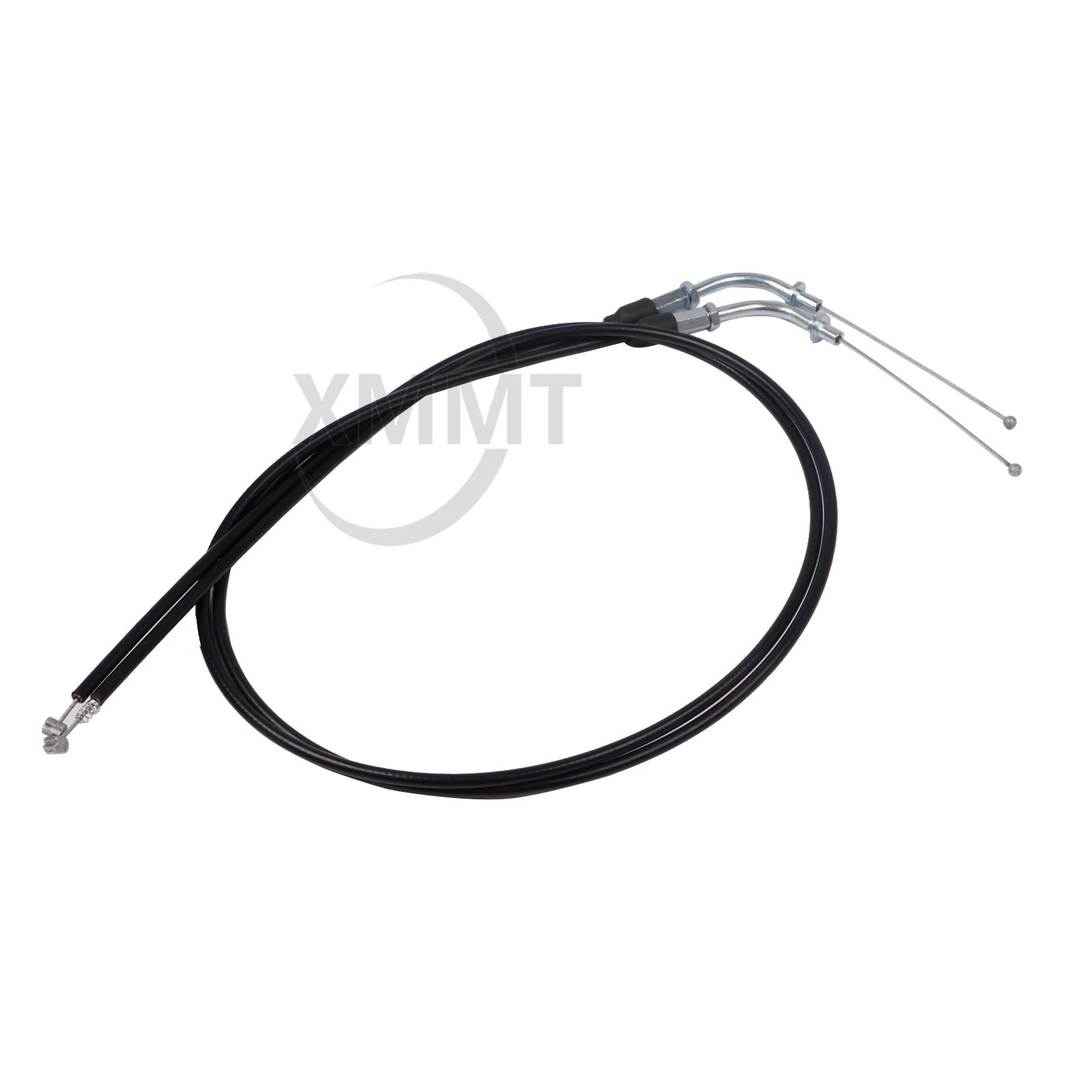 Black 110CM Throttle Cable Wire Set Fit For Harley Sportster 883 Custom ...